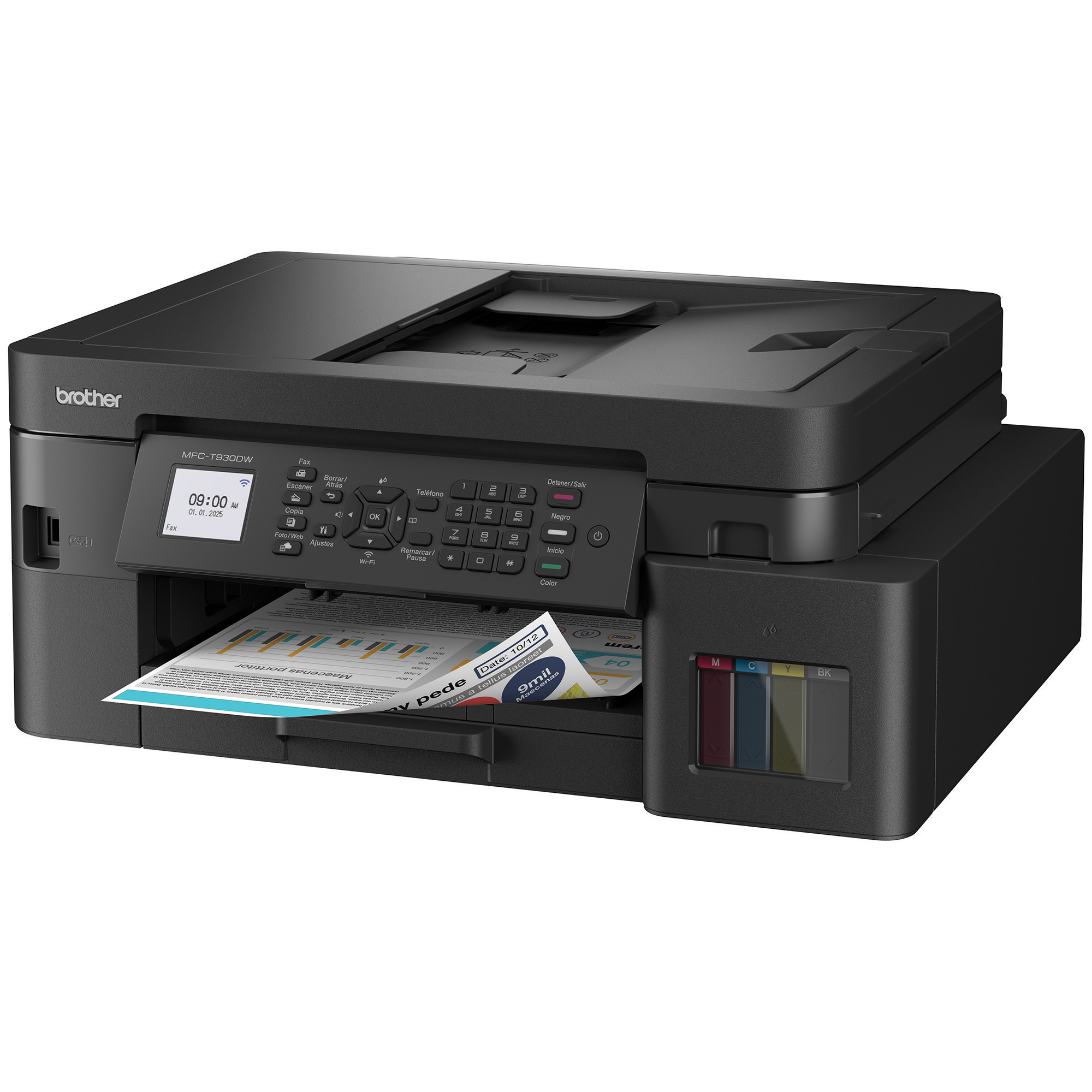 MFCT930DW | Impresora multifuncional de inyección de tinta a color MFC-T930DW de la serie ...
